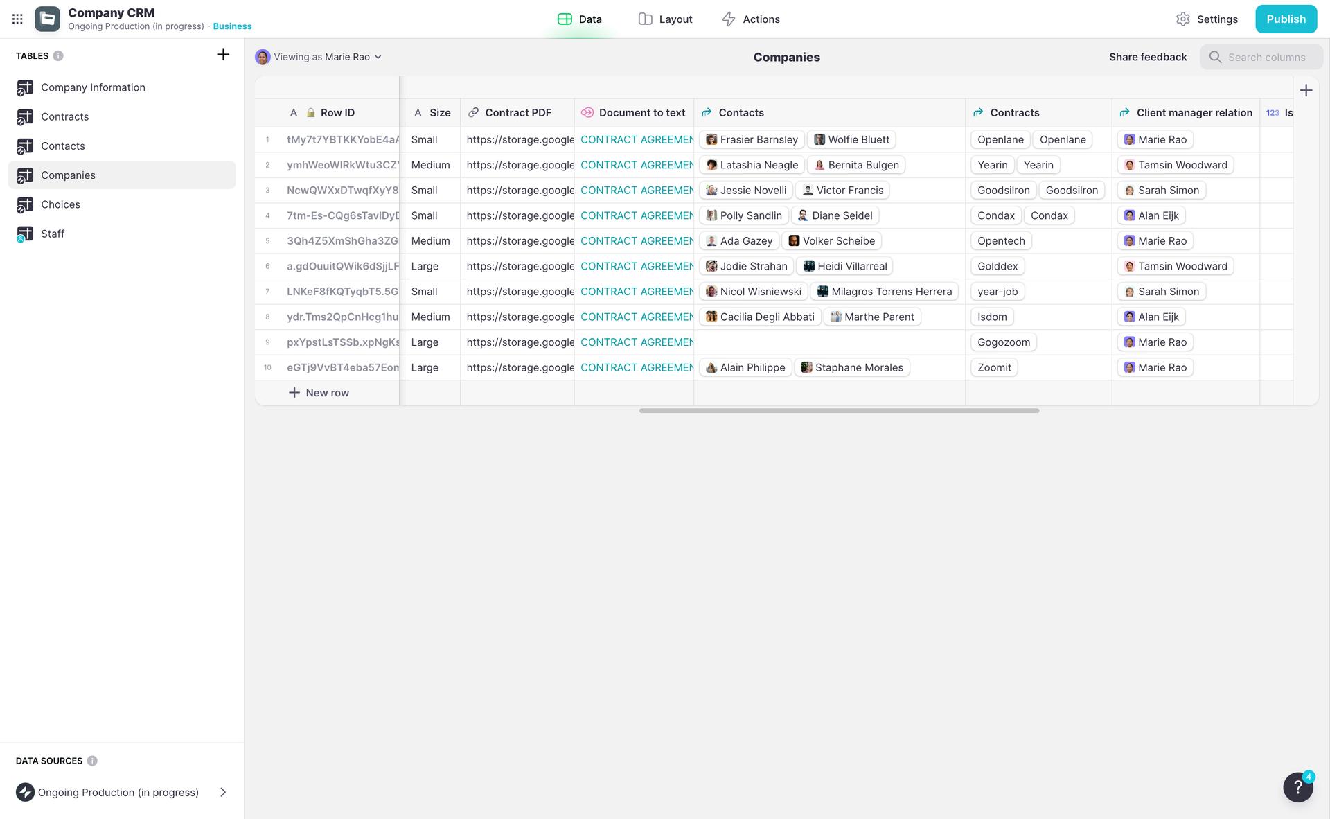 Document to Text - Data Editor - Glide | Arcade