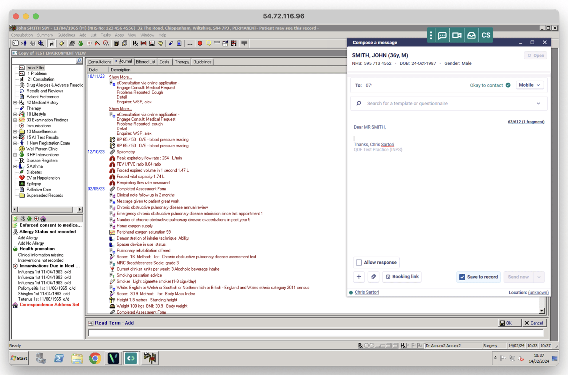 Using Accurx with Vision | Desktop | Arcade