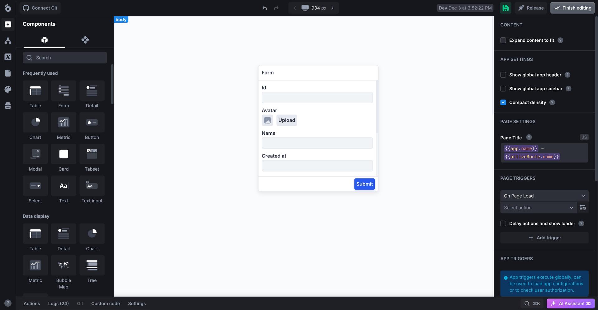 Validating Form fields | Arcade