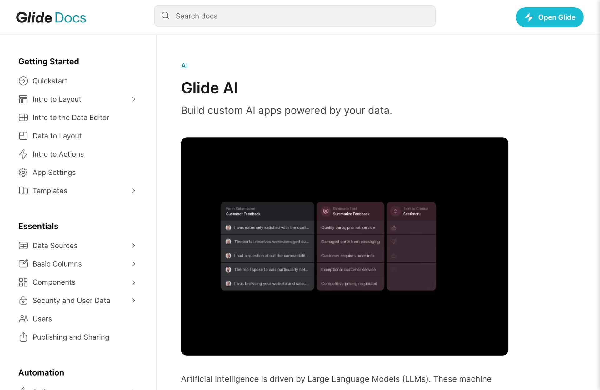 Glide Case Study | Arcade