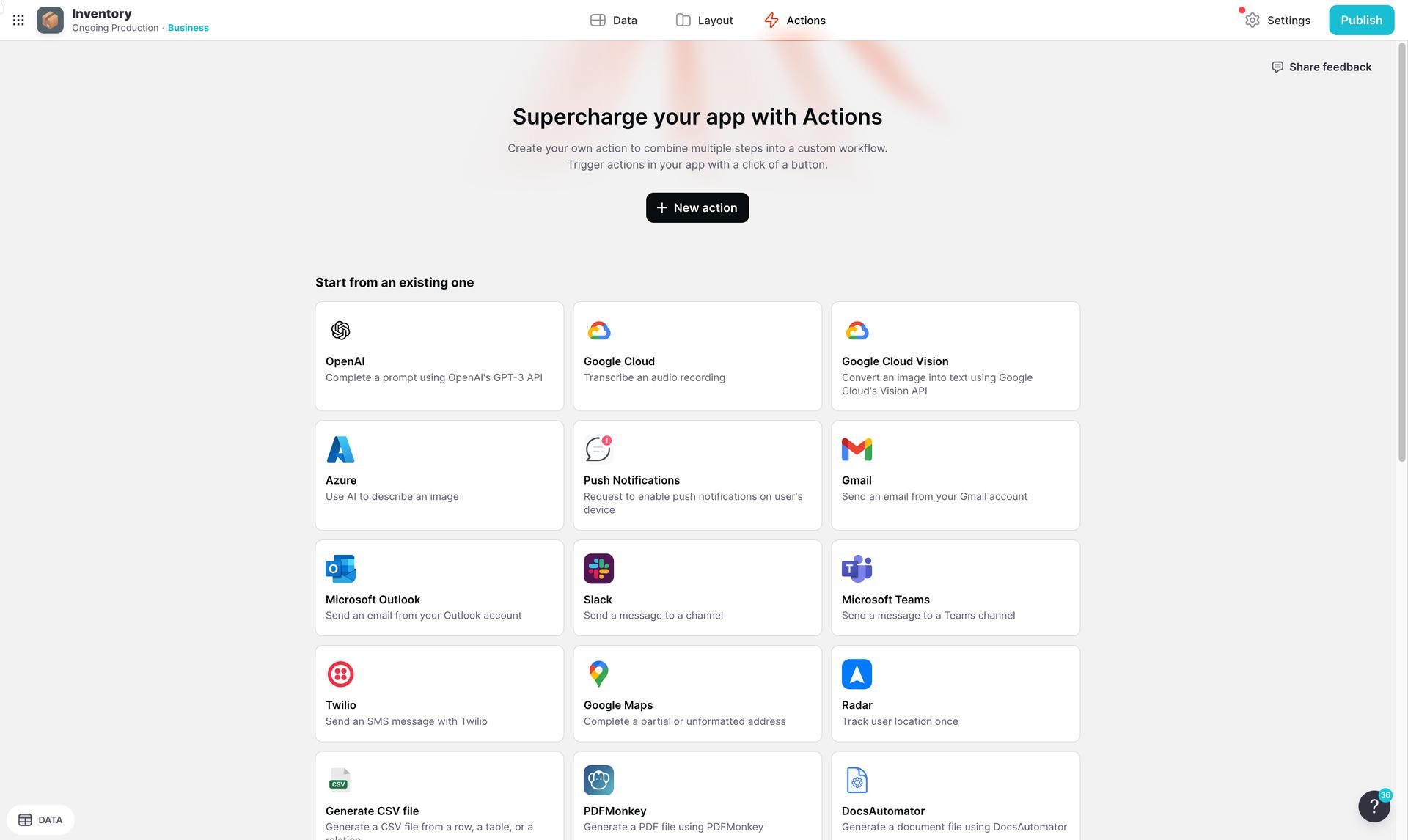 Text to Date - Action Editor - Glide | Arcade