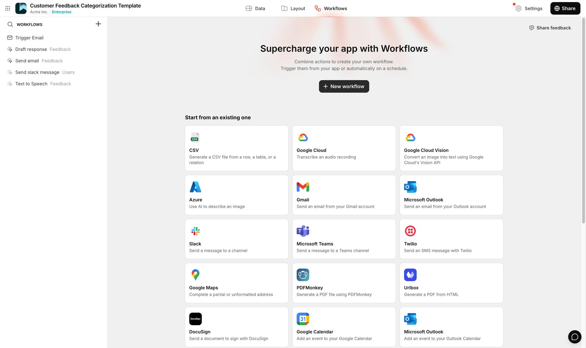 Koala in the Workflow Editor | Arcade