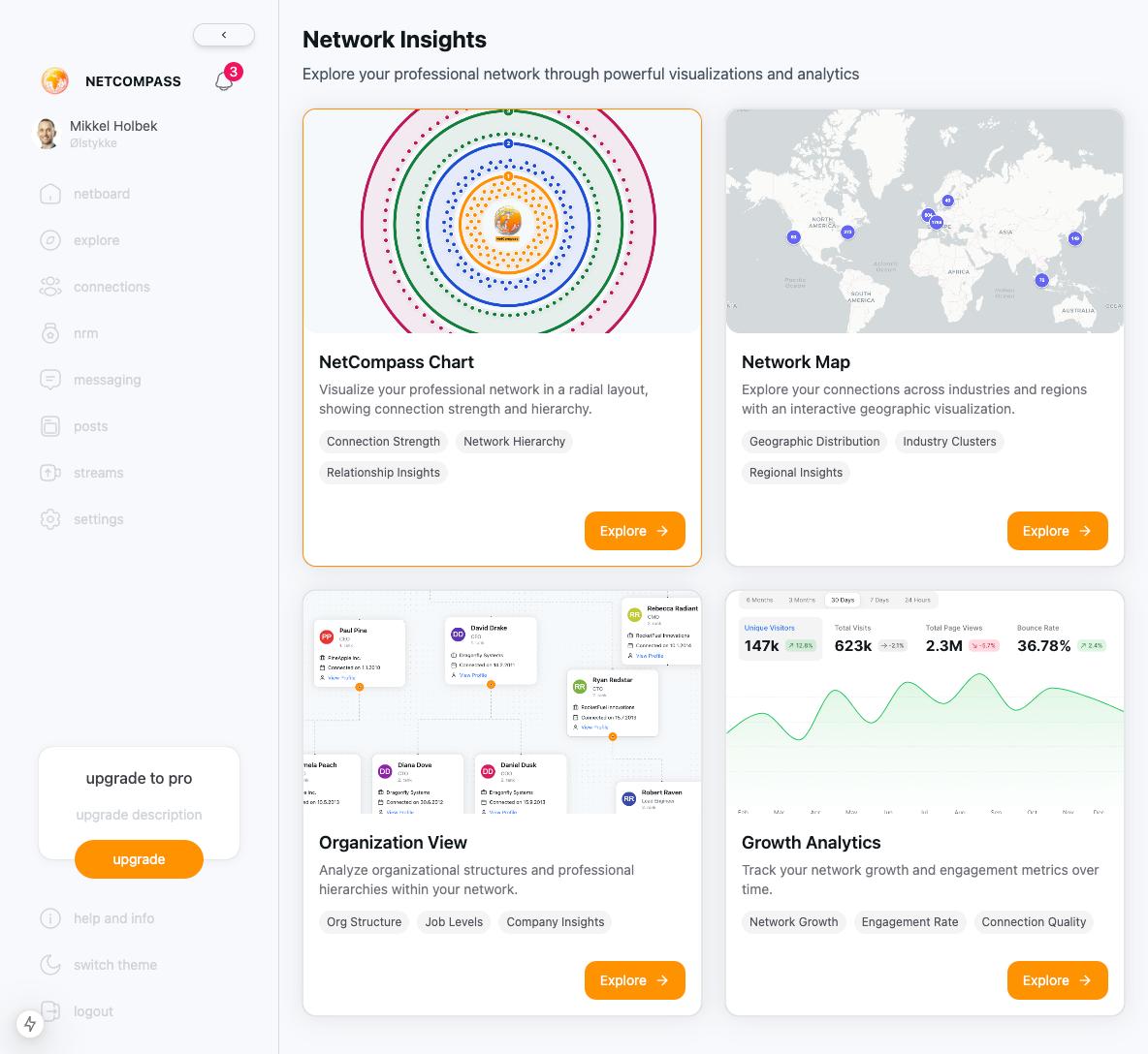 NetCompass - Explore your network | Arcade