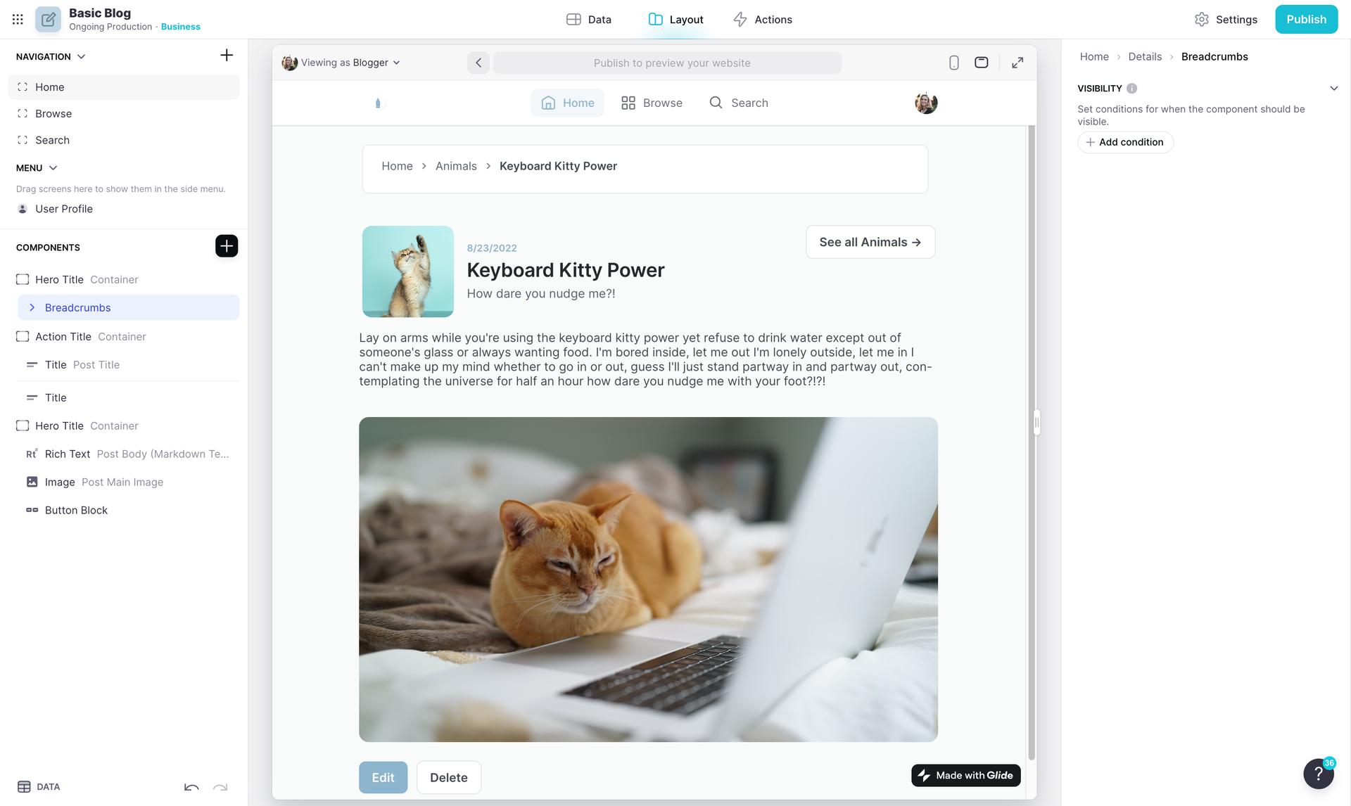 Video - Glide | Arcade