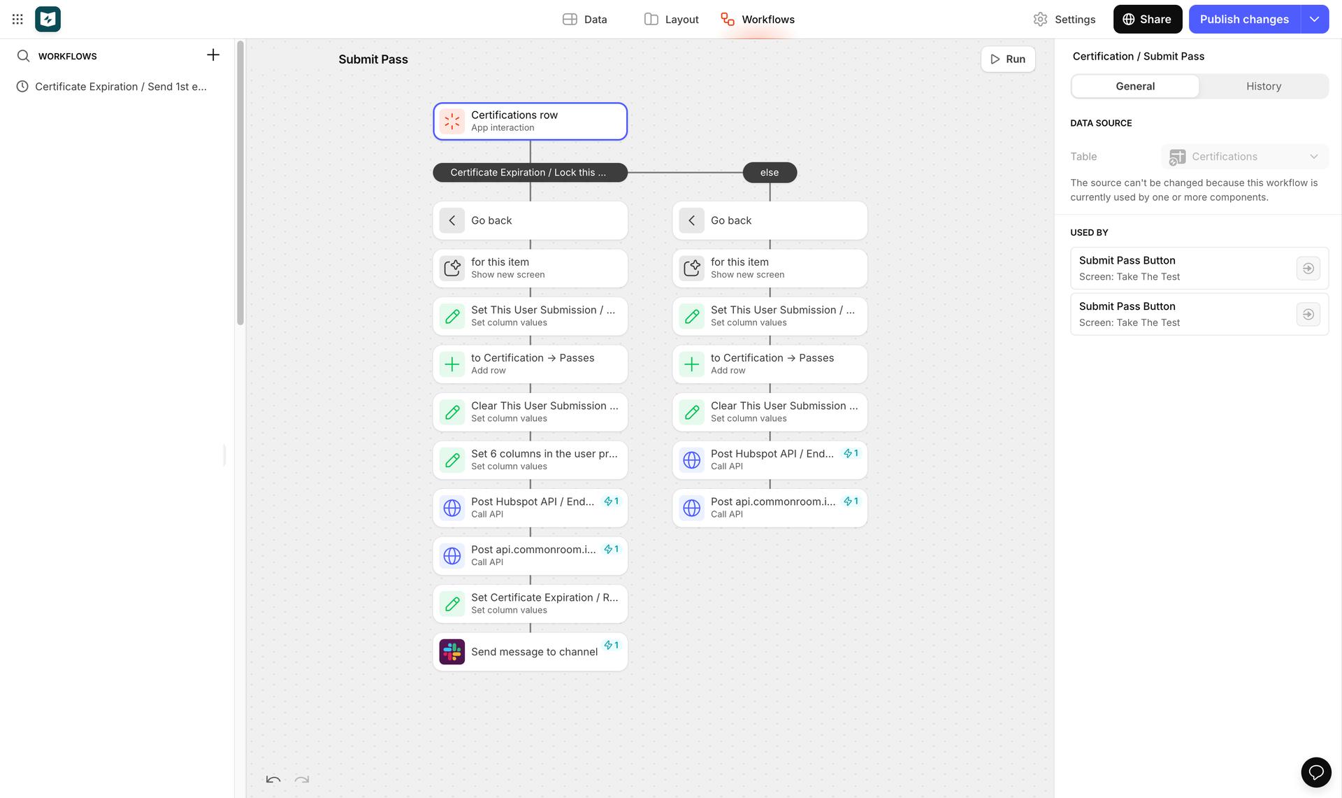 Viewing Details of App Interaction Workflows | Arcade